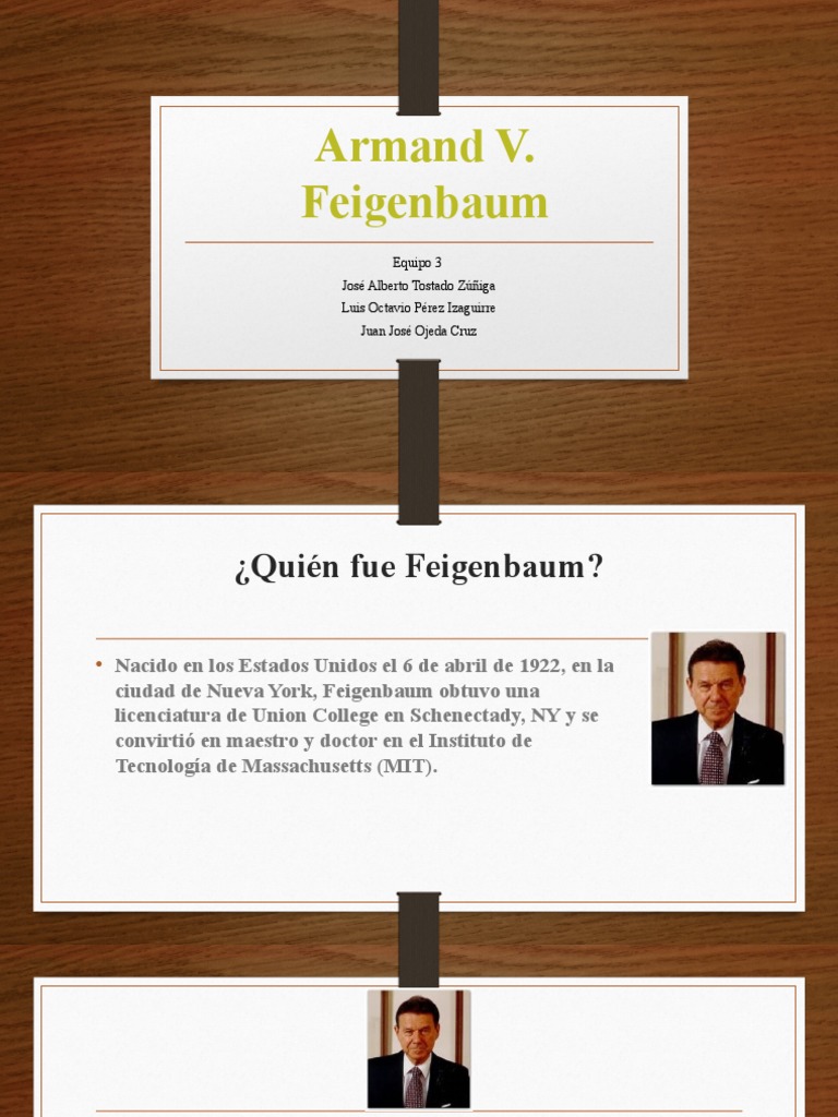 Equipo 3 Armand v. Feigenbaum | PDF | Calidad (comercial) | Producción y fabricación