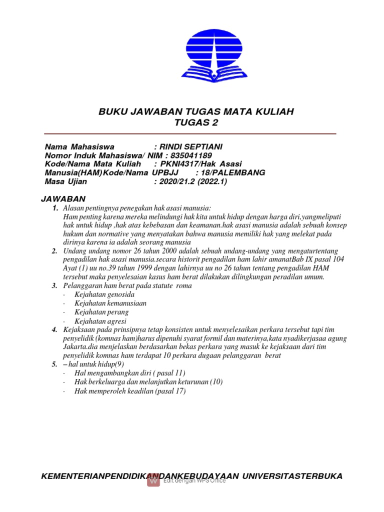 Hak Asasi Manusia TMK 2 | PDF | Ilmu Sosial