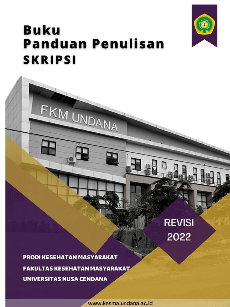 Buku Panduan Penulisan Skripsi Prodi KESMAS Revisi 2022 | PDF