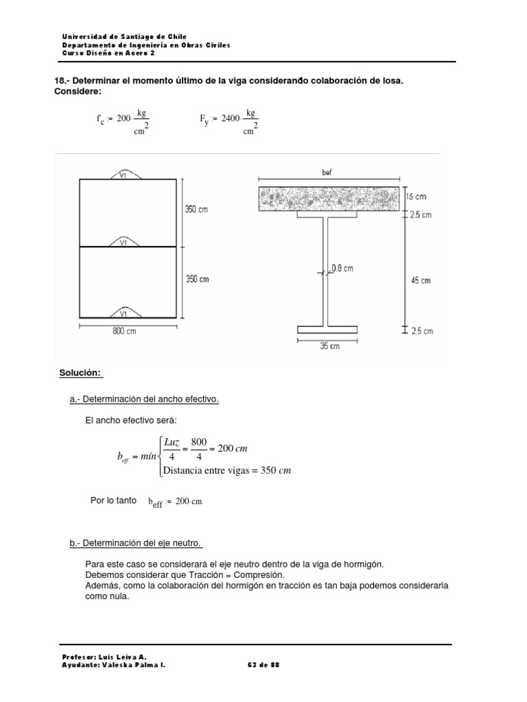 Guia de Sección Compuesta | PDF | Ingeniero civil | Elementos ...