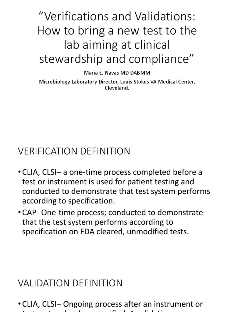 Verification SCACM | PDF | Accuracy And Precision | Verification And ...