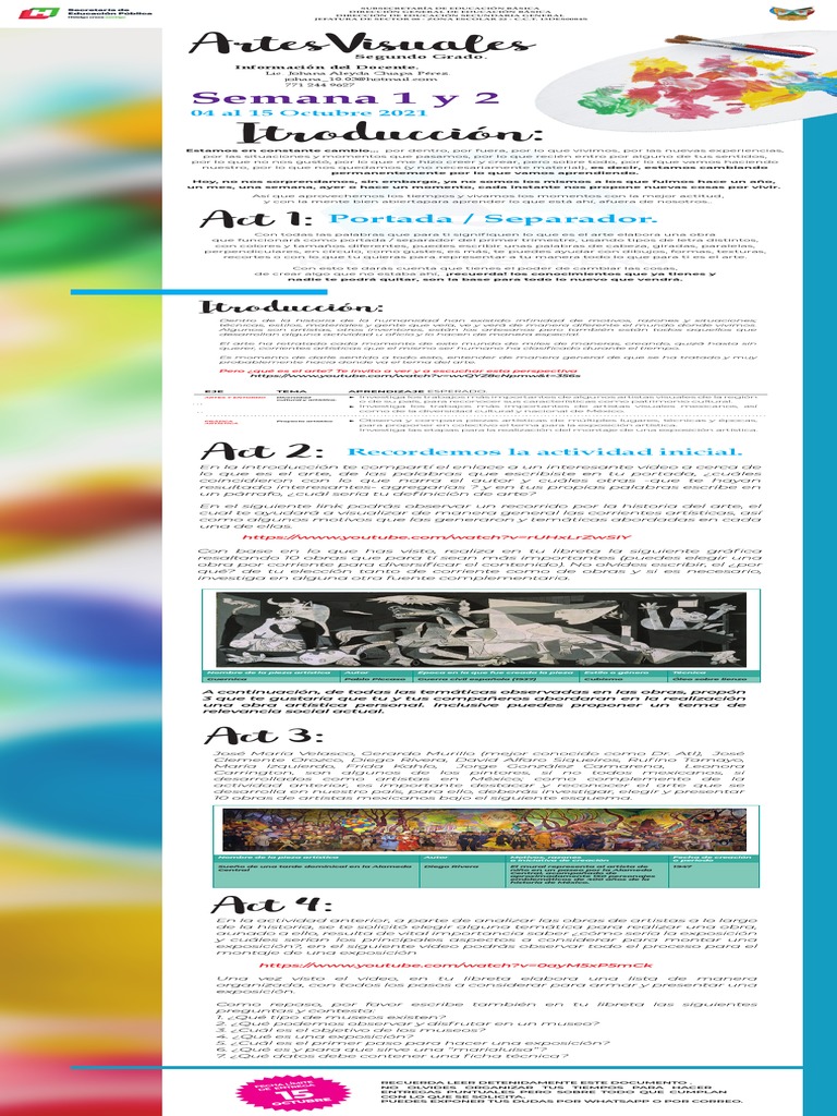 Actividades Segundo | PDF