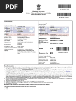 VFS Appointment Letter Xyz12368583105 | PDF