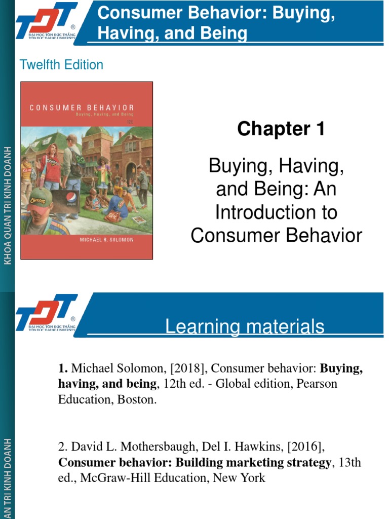 Solomon cb12 Inppt 01 R | PDF | Behavior | Consumer Behaviour