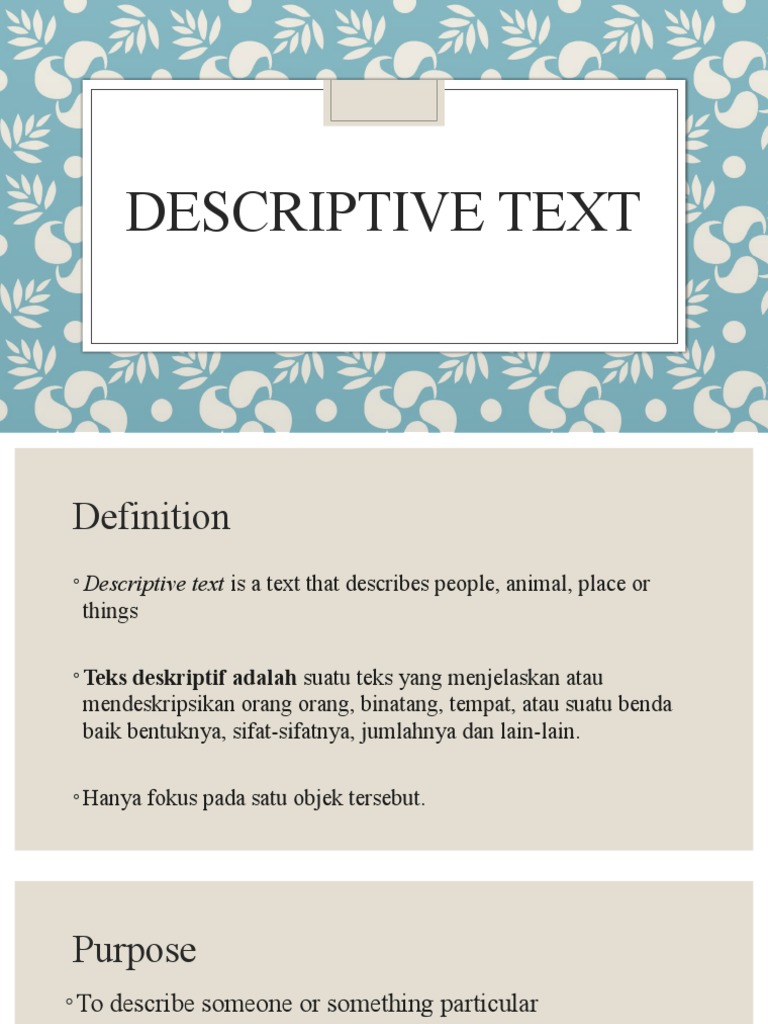 Descriptive Text | PDF | Cats | Felids