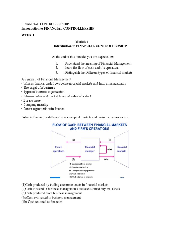 LESSON 1 (Week 1) | PDF | Stocks | Over The Counter (Finance)