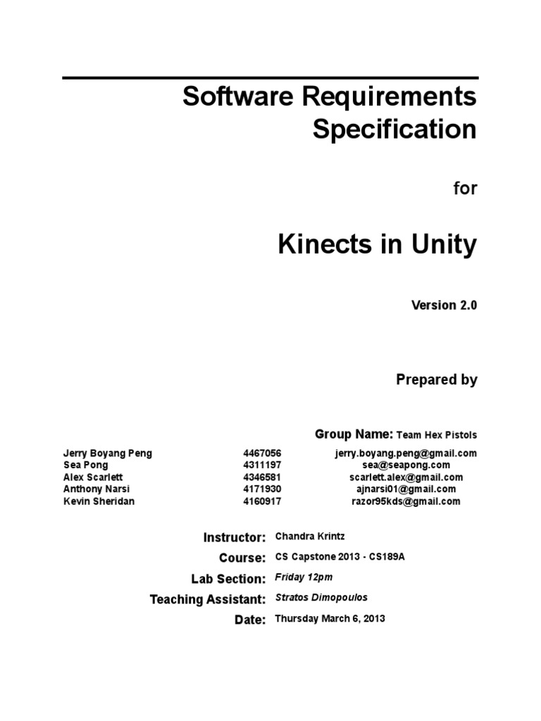 Srs Hexpistols Pdf Class Computer Programming Graphics Processing Unit 