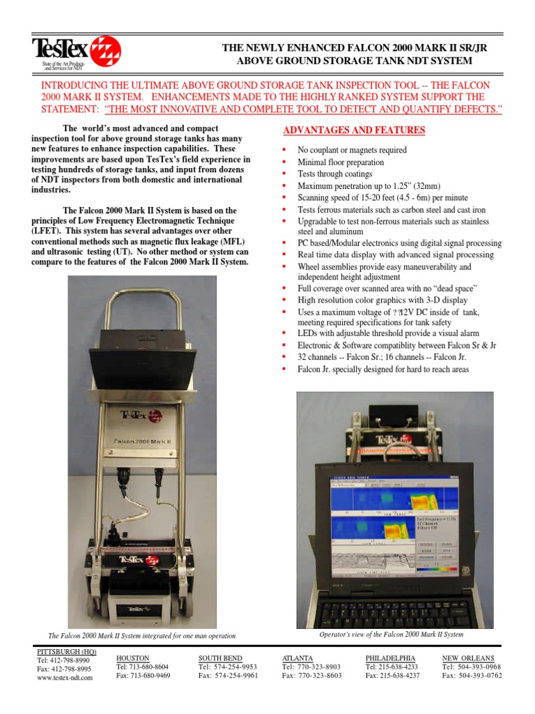 Falcon Mark II | PDF | Nondestructive Testing | Image Scanner
