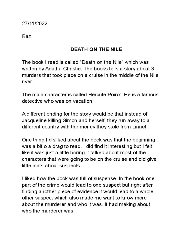 Death On The Nile | PDF