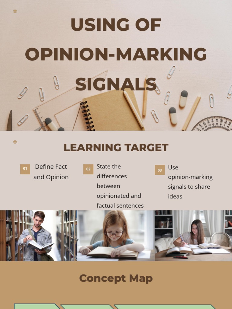 Using of Opinion-Marking Signals | PDF | Cognition | Psychology