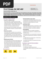 Shell Turbo Oil T 68 Technical Data Sheet | PDF | Motor Oil | Lubricant