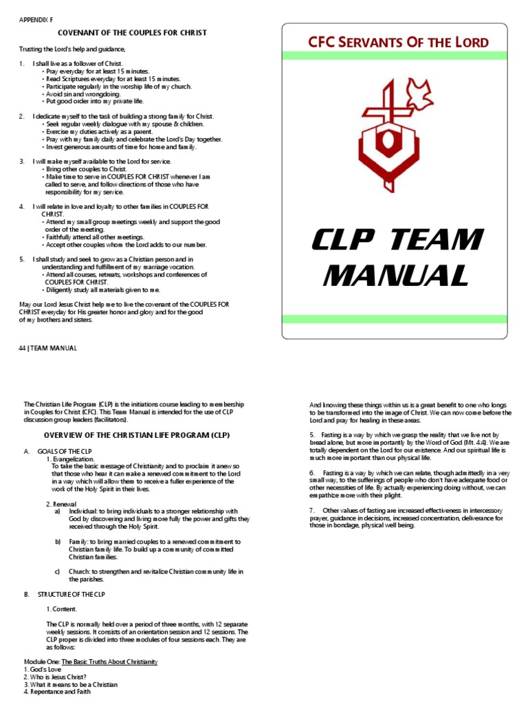 2016 Sold Team Manual | PDF | Jesus | Prayer