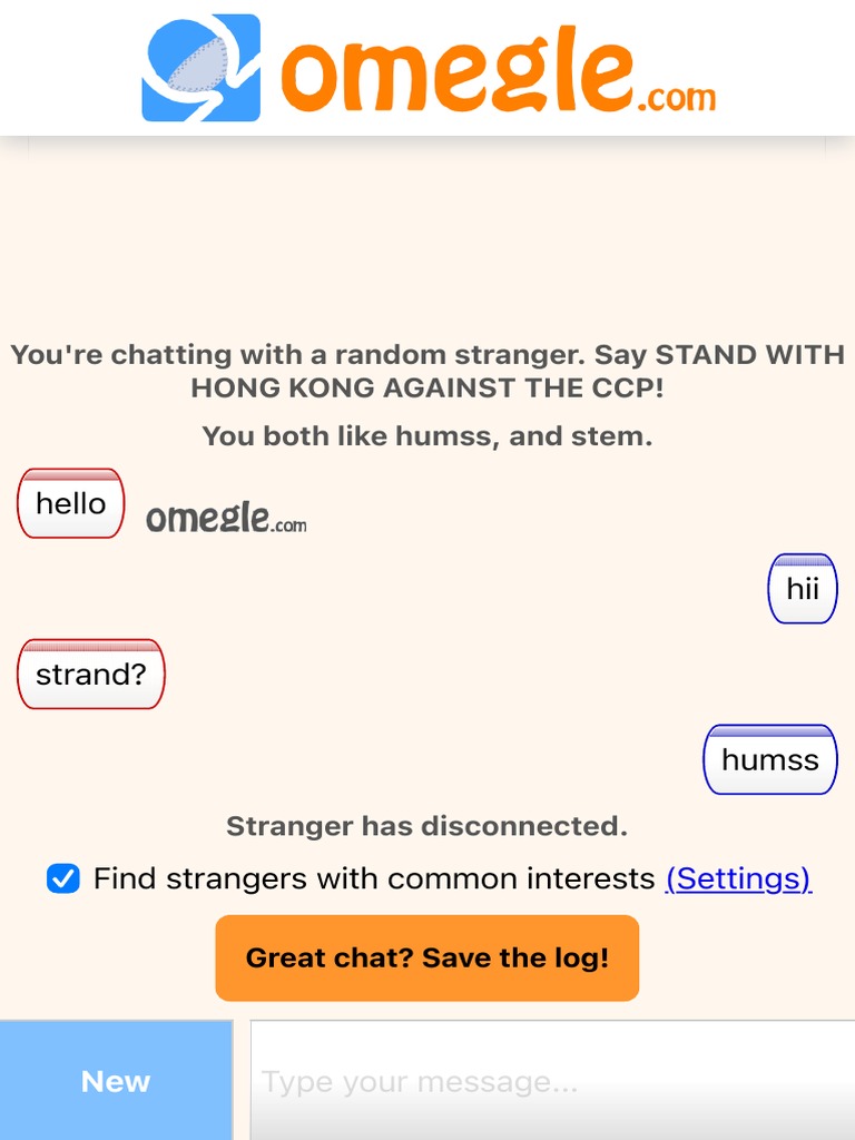 Omegle Talk To Strangers! | PDF
