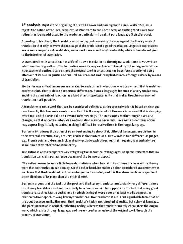 Task of Translator | PDF | Translations | Linguistics