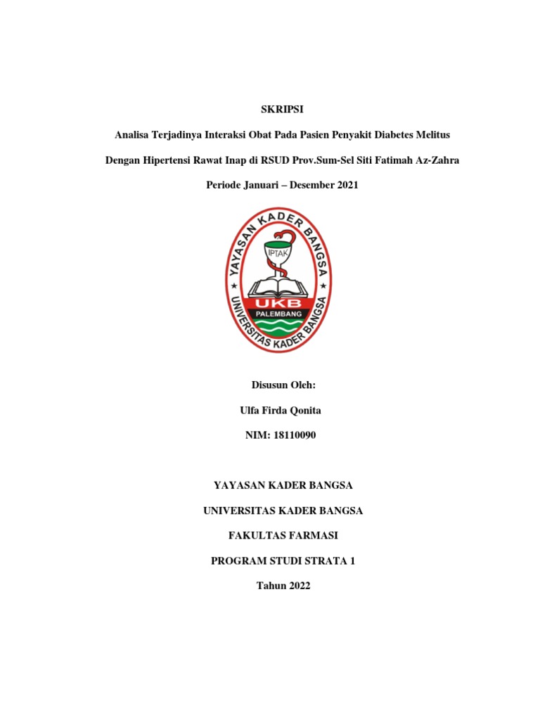 Proposal SKRIPSI Ulfa | PDF