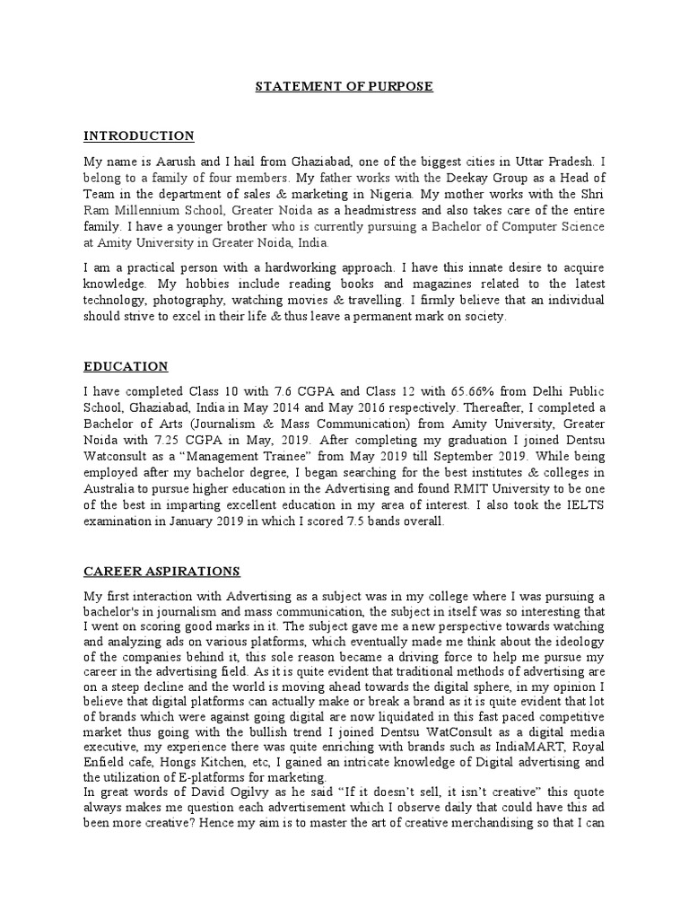 Sop - Rmit | PDF | Advertising | Brand