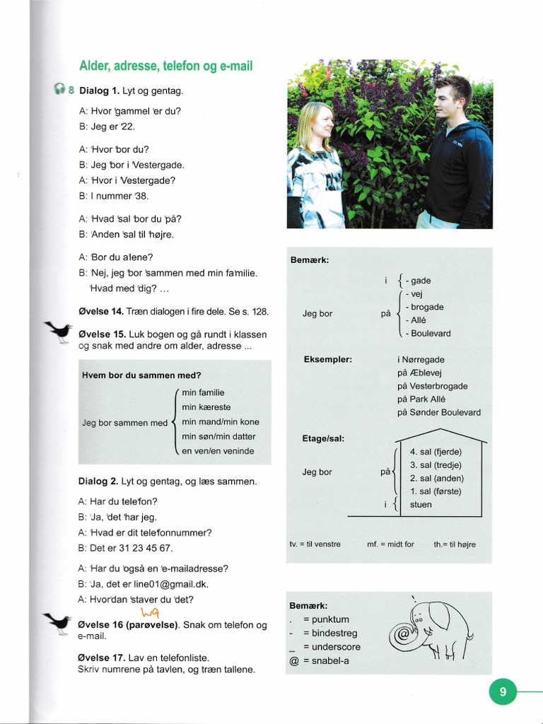 På Vej Til Dansk Side 9 | PDF