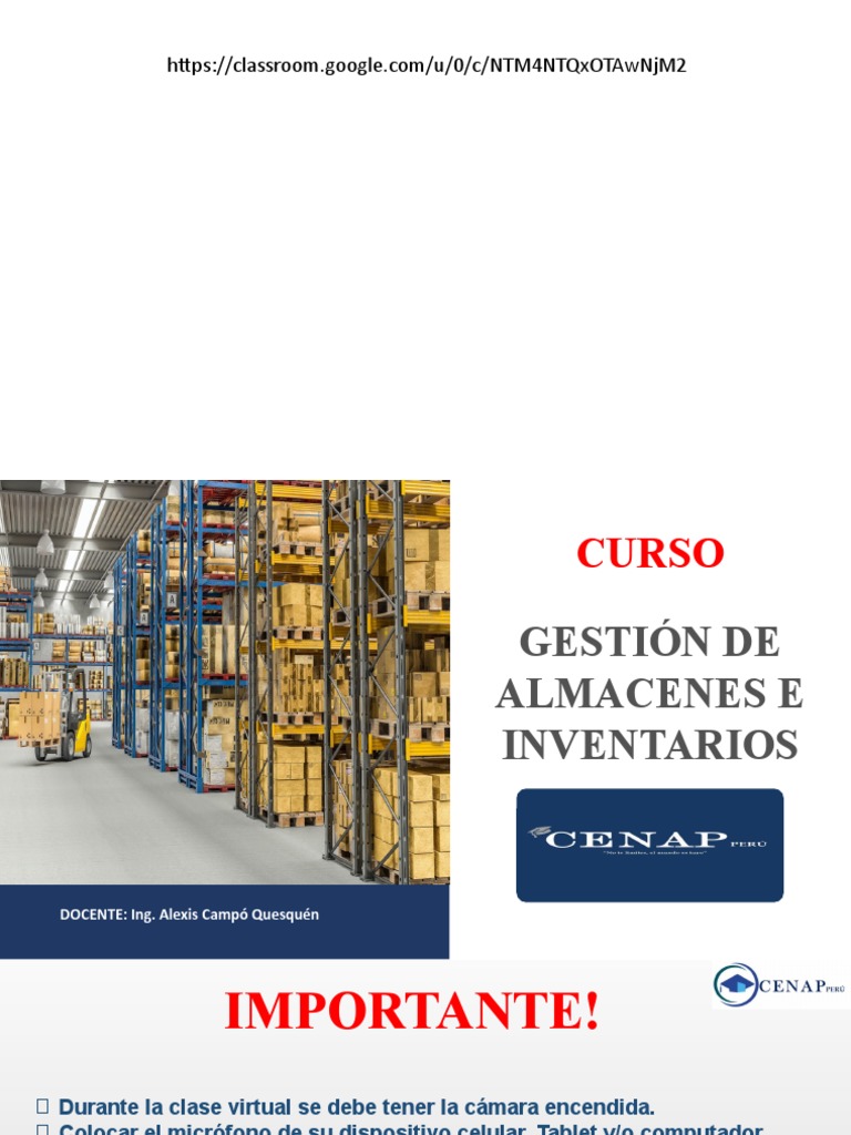 s1 - Gestión de Almacenes e Inventarios | PDF | Almacén | Logística