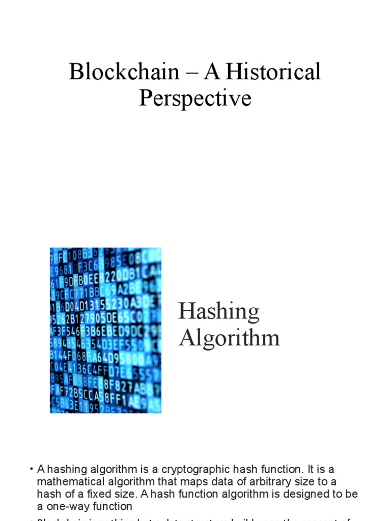 Blockchain - A Historical Perspective | PDF | Peer To Peer | Computer Network