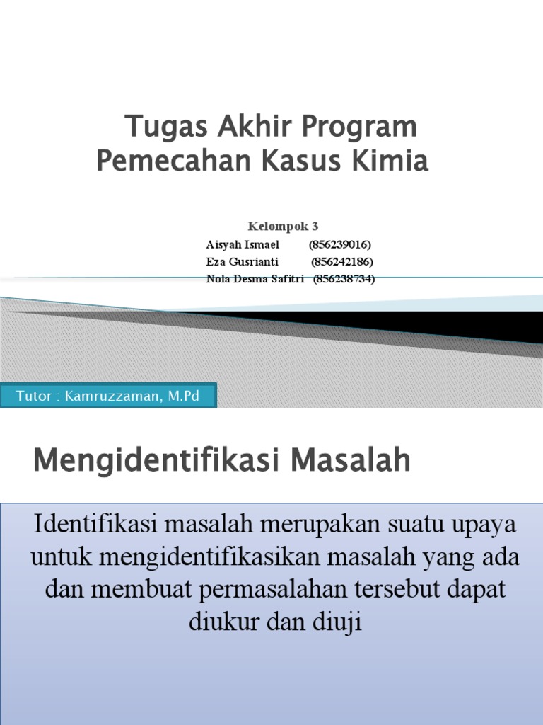 Tugas Akhir Program KEL. 3 | PDF | Sains & Matematika