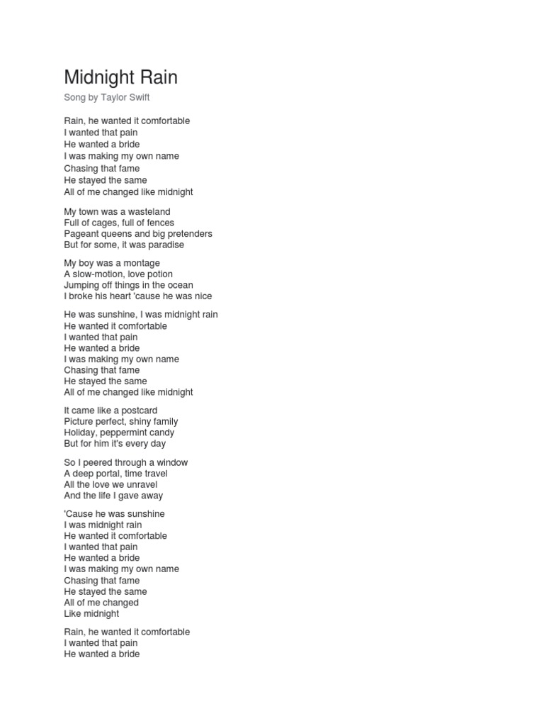 Midnight Rain | PDF