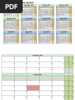 Calendario Ciclo Escolar Unisa 2022 2023 | PDF