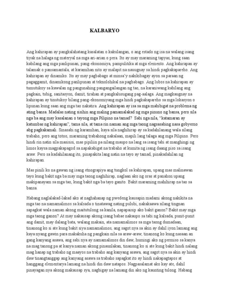 KALBARYO | PDF