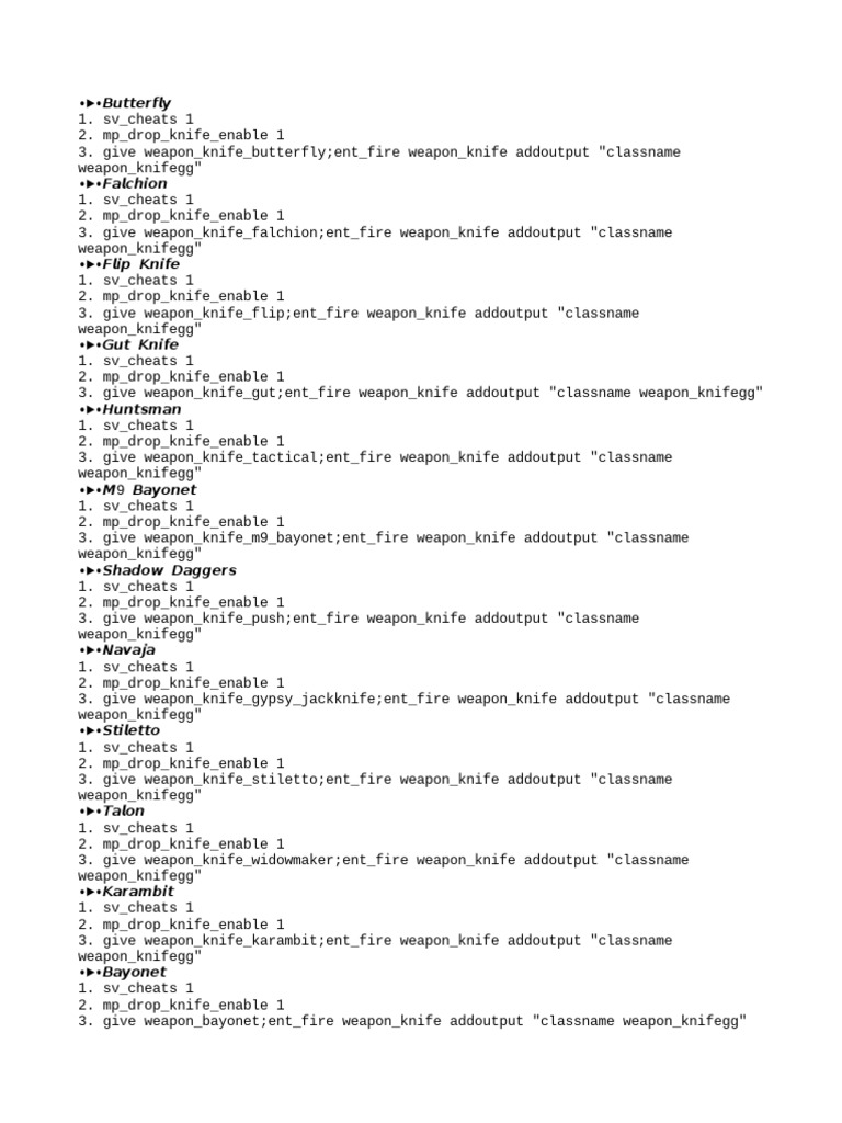 Cs Go Knife | PDF | Games & Activities | Home & Garden