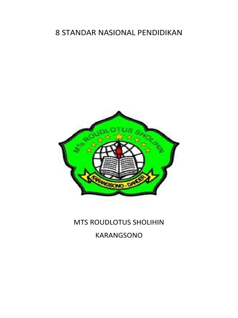 8 Standar Nasional Pendidikan | PDF