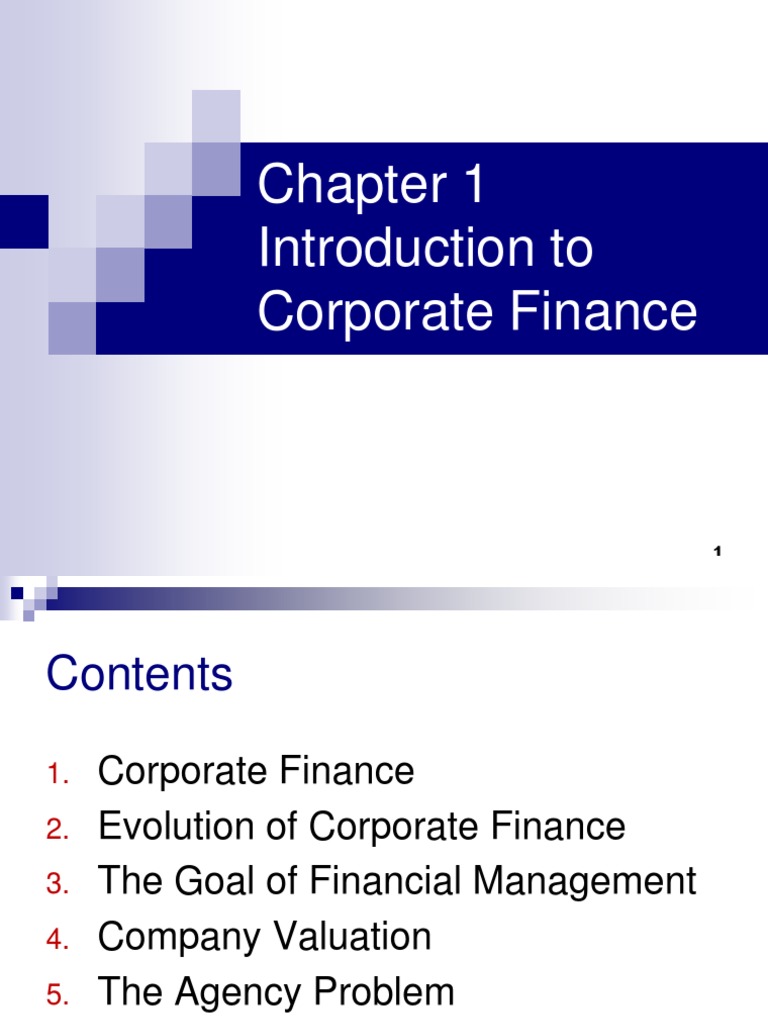 Unit 1 | PDF | Valuation (Finance) | Board Of Directors