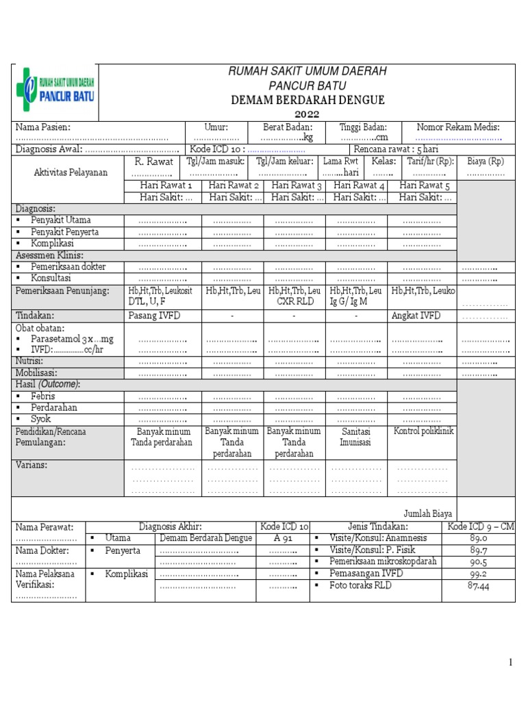 Clinical Pathways Kesehatan Anak Rsudpancurbatu | PDF