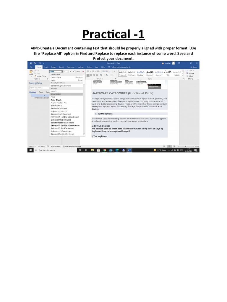 Itb Practicles | PDF | Microsoft Word | Computing