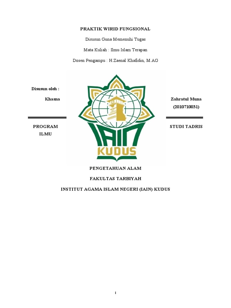 Praktik Wirid Fungsional dalam Islam | PDF
