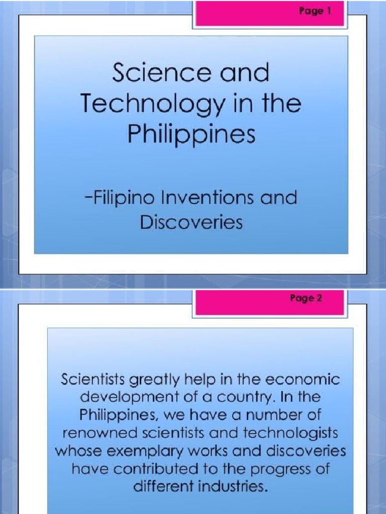 Lesson 3 - Filipino Inventions and Discoveries | PDF
