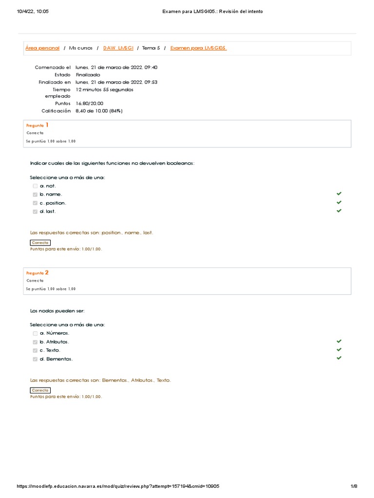 Lmsgi - Ut05 - Revision de Examen | PDF | X camino | Ingeniería de software
