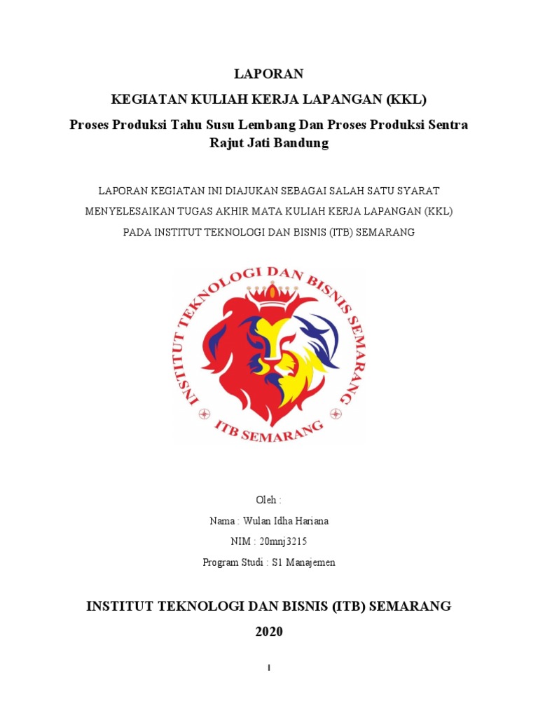 Laporan KKL Wulan | PDF