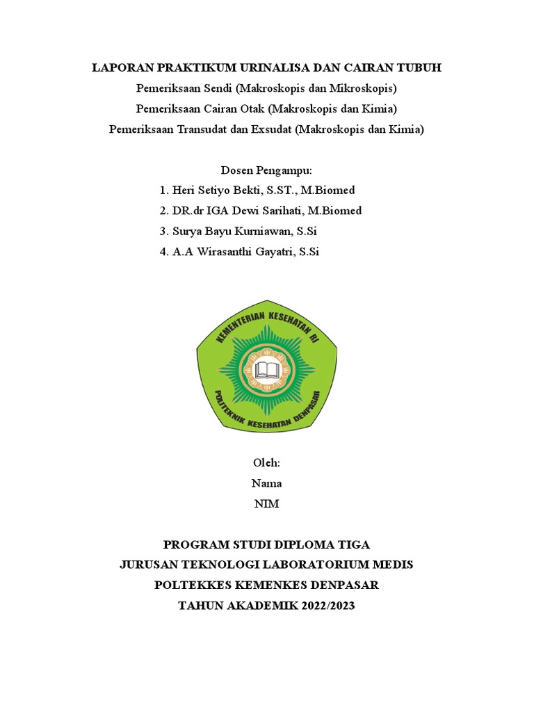 Format Urinalisa | PDF | Seni | Sains & Matematika