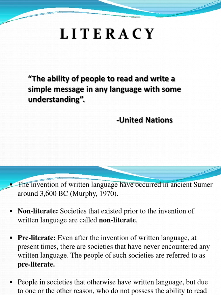Literacy 2 | PDF | Literacy | Asia