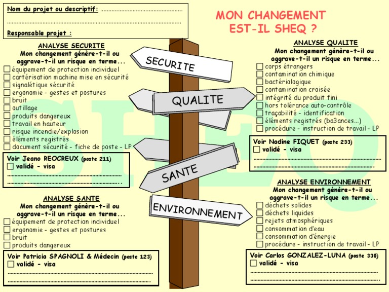 Fiche SHEQ | PDF | Sécurité