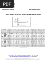 Metric DIN 7 Spec | PDF | Steel | Screw
