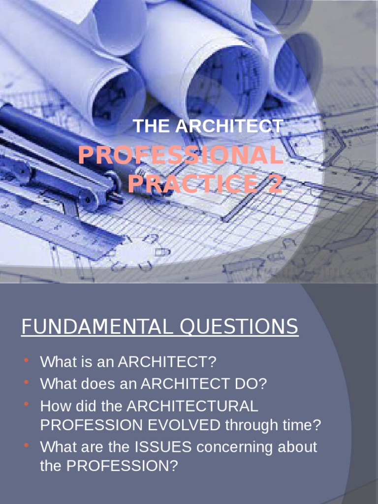 PROFESSIONAL PRACTICE W History | Download Free PDF | Architect | Design