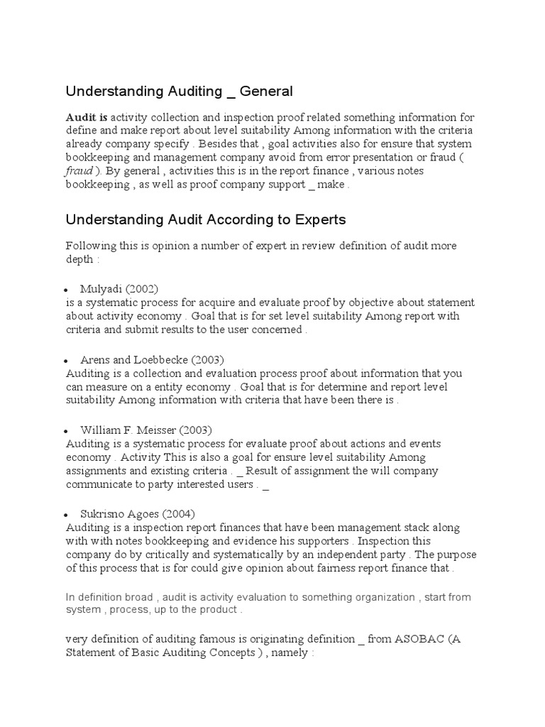 Diskusi 1 Auditing Engliosh | PDF | Audit | Accounting