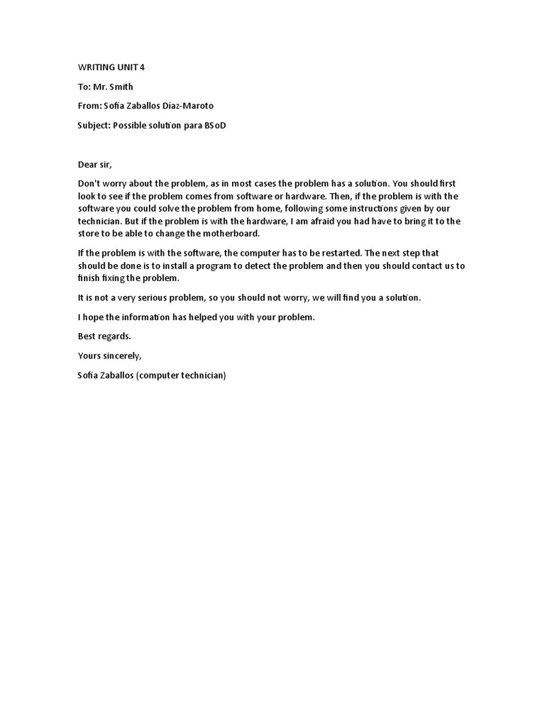 Writing Unit 4 | PDF