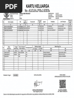 Format KK Kosong | PDF