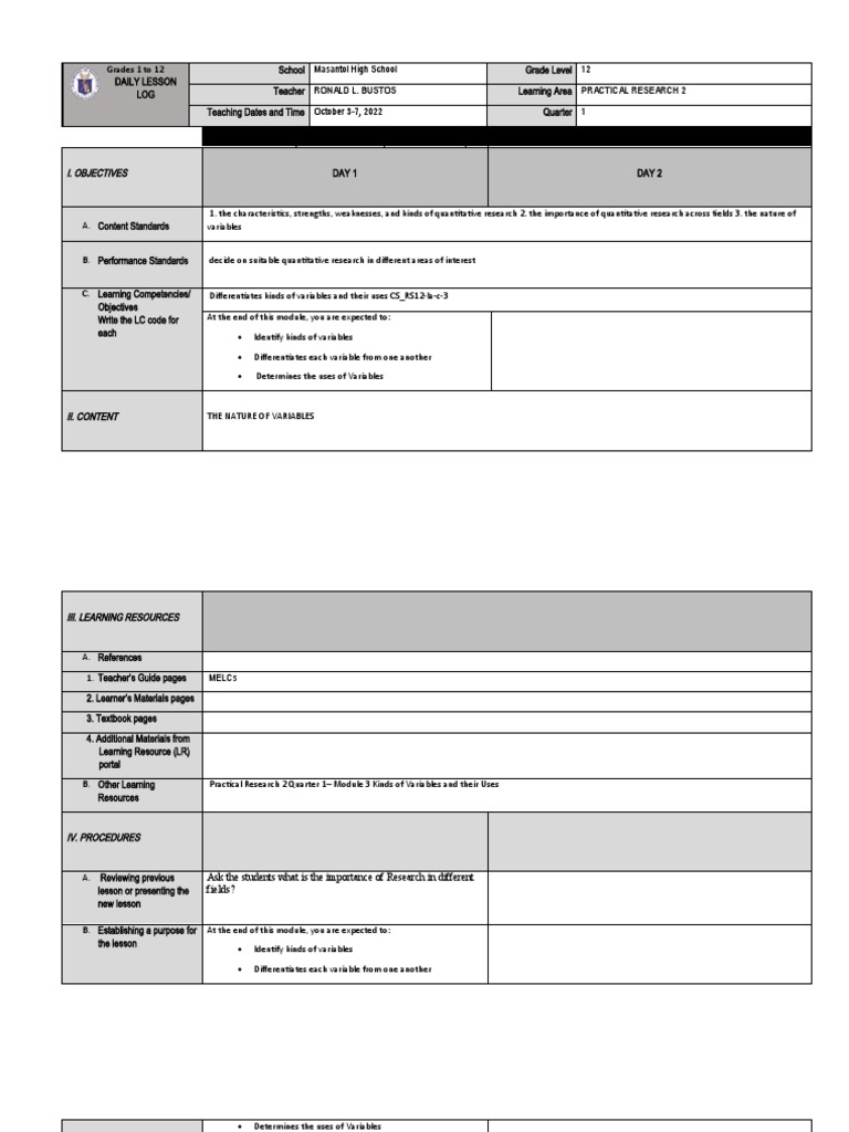 PR 2 Week 4 | PDF | Learning | Distance Education
