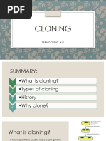 History of Human Cloning Milestones | PDF | Cloning | Reproduction