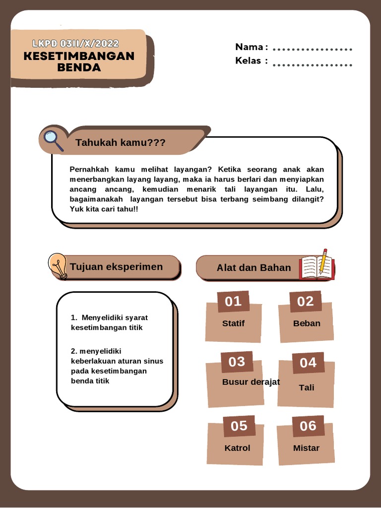 LKPD Eksperimen 3 | PDF