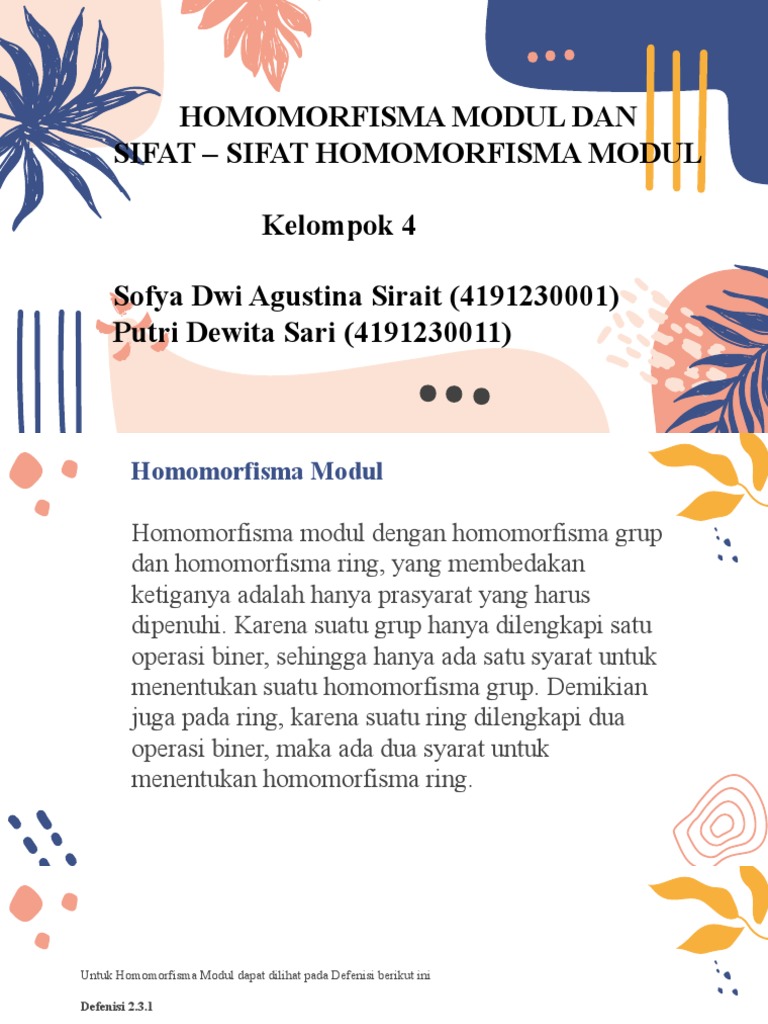 Teori Modul Kelompok 4 | PDF