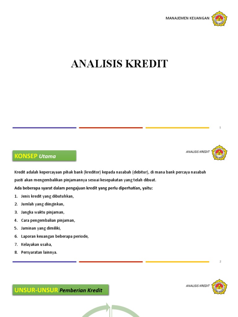 Bab 13-14 Analisis Kredit | PDF | Bisnis | Pengelolaan Keuangan & Uang
