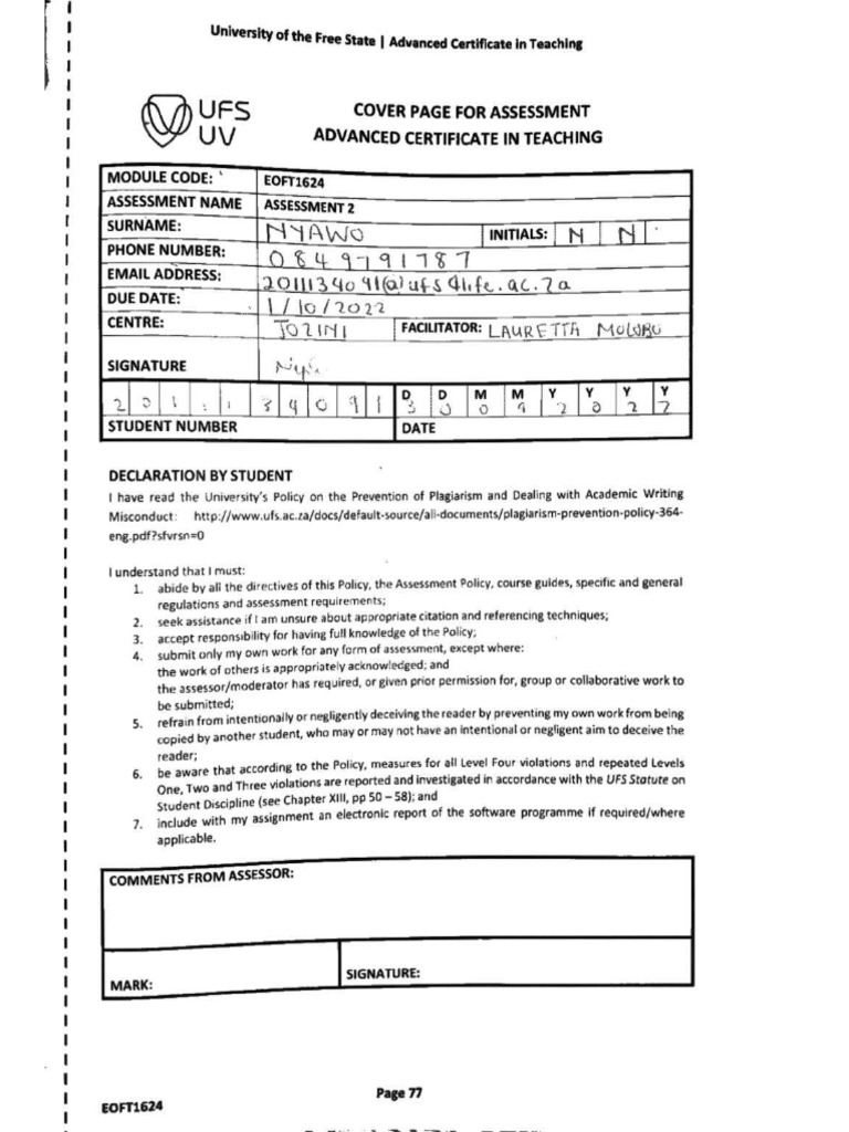 Eoft1624 Ass 2 | PDF